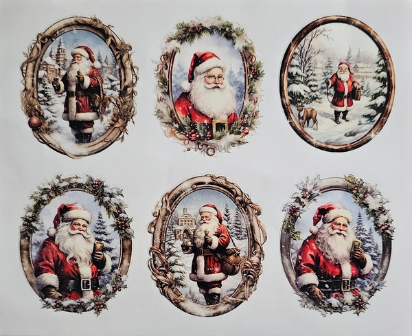 Rub On Randlos Santa Claus – Elas Servietten
